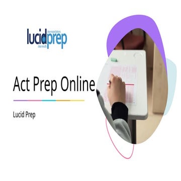 Best ACT Test Prep for High School Students | PPTX
