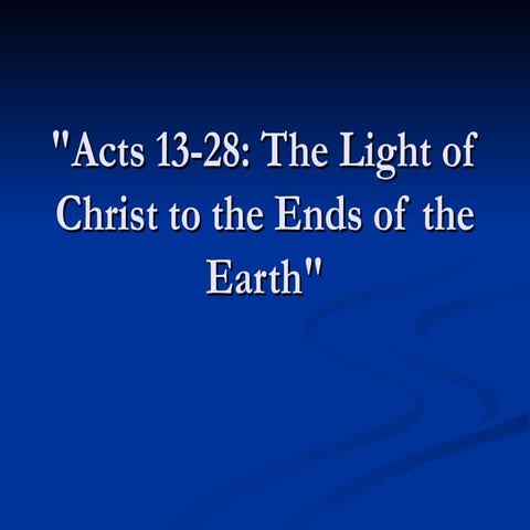 Acts 13 28 | PPT | Christianity | Religion & Spirituality