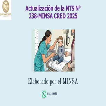 Actualización Integral de la Norma Técnica de Salud N° 238-MINSA CRED ...