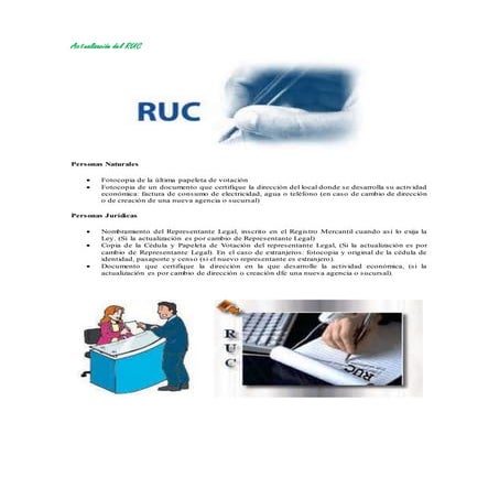Requisitos de Inscripción personas naturales | SRI Ecuador | PDF