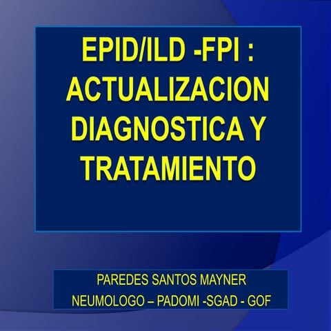Actualizacion en EPID | PPTX