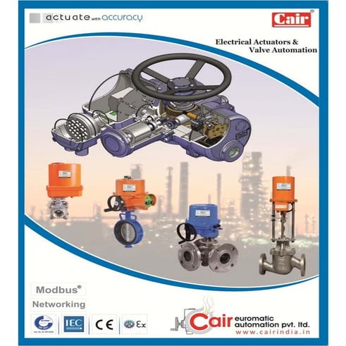 Actuator catalog Cair Electric valve Actuator & motorized valve ...
