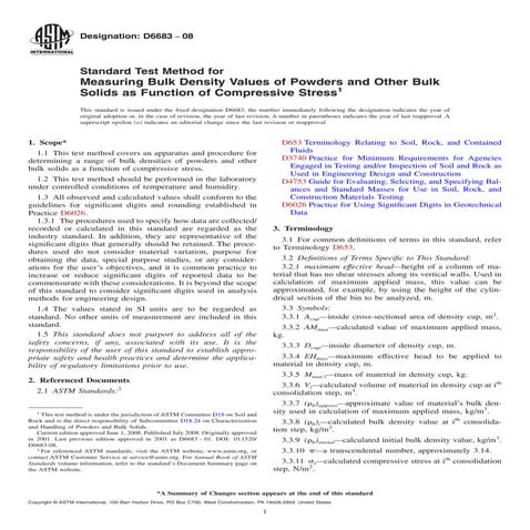 Astm d2938 unconfined compressive strength | PDF