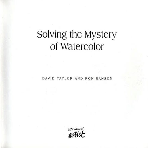 Acuarela david taylor and ron ranson - solving the mystery of ...