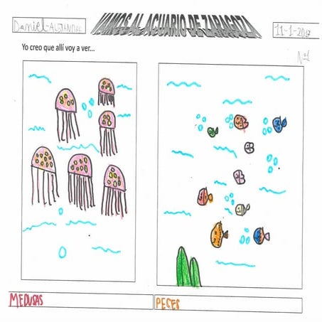 ANIMALES DEL ACUARIO 3º INFANTIL A | PDF