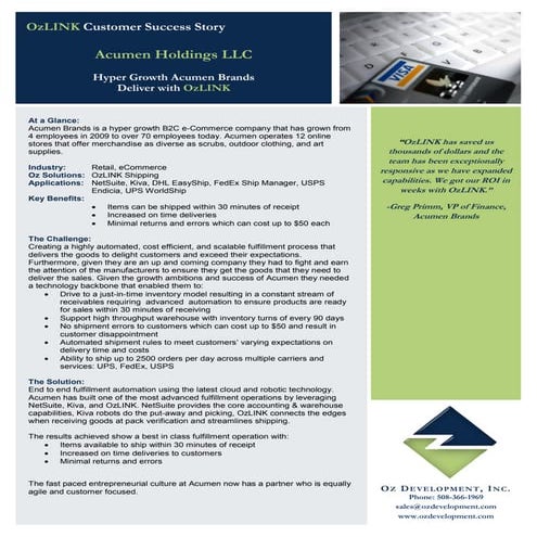 Finis Makes Waves with NetSuite & OzLINK | PDF