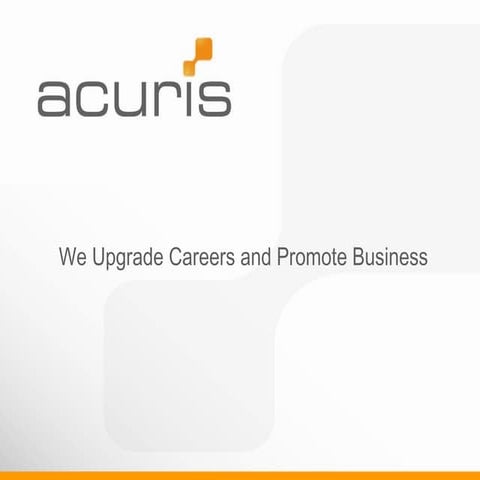 Acuris presentation, English 2013 | PPT
