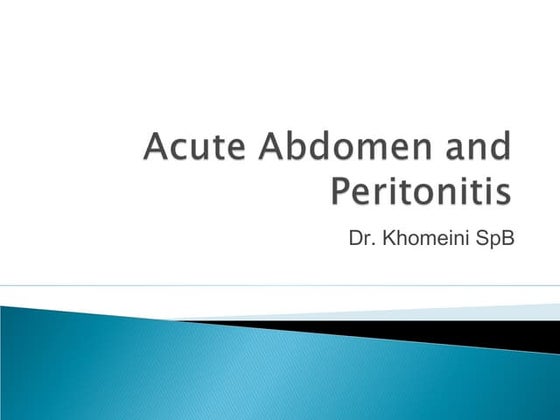 Abdominal pain - a brief study | PPT