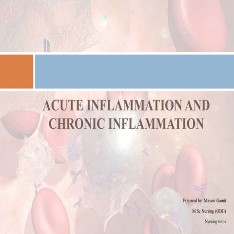 ACUTE AND CHRONIC INFLAMMATION. pdf | PDF