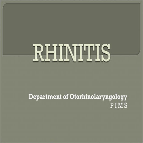 SUBMUCOUS RESECTION OF NASAL SEPTUM (SMR OPERATION) | PPTX