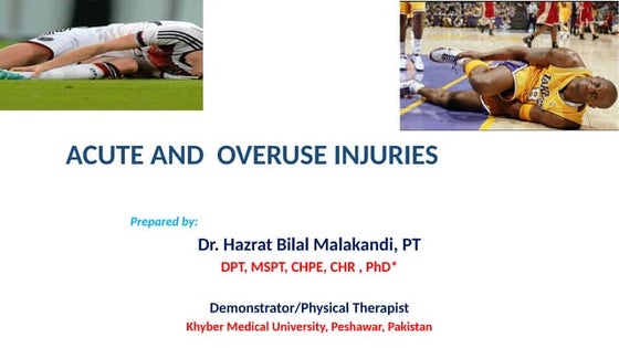 Common sports injuries | PPTX