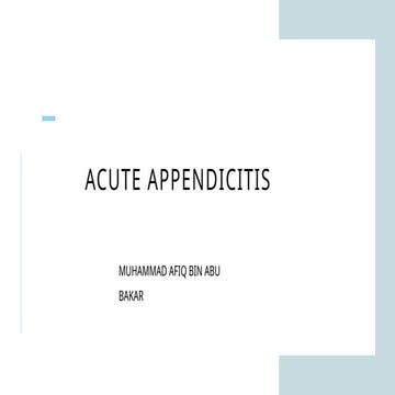 Acute appendicitis CME Ppresentation.pptx