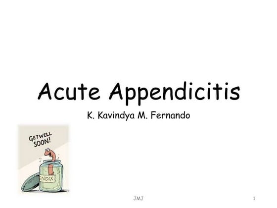 Appendicitis | PPT