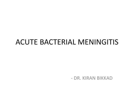 Cerebrospinal fluid (CSF) and interpreting lumbar puncture | PPT