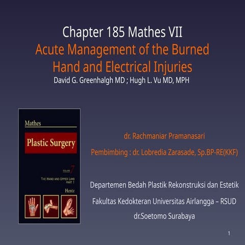 Acute Burned hand electrical injuries-RMA.pptx