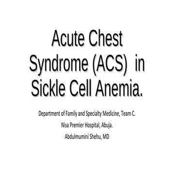 Acute Chest Syndrome - EMGuidewire's Radiology Reading Room | PPTX