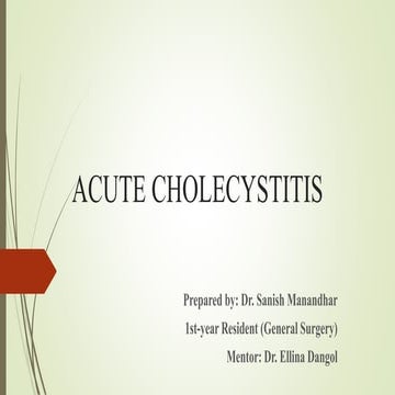 Acute Cholecystitis | PPTX