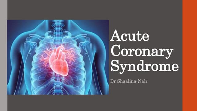 Acute Coronary Syndrome presentation and management.pptx