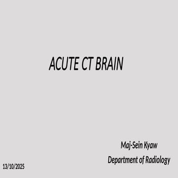 acute ct brain.pptx hhhhhhhhhhhhhhhhhhhh | PPTX