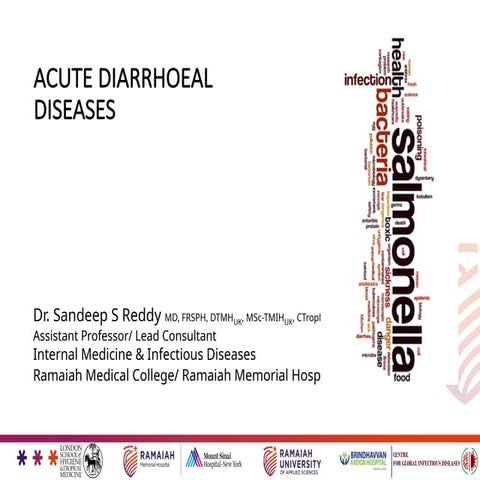 Acute Diarrhea - Definition, Etiology and Treatment | PPTX