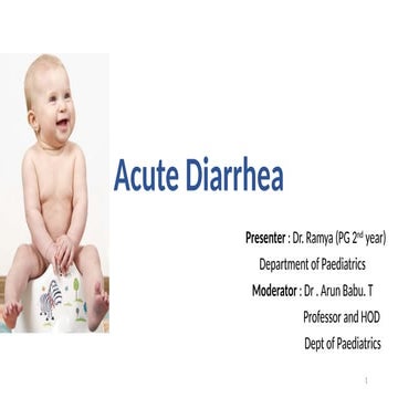Acute Diarrhea - for mbbs students 2024pptx | PPTX