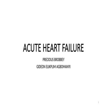 ACUTE HEART FAILURE presentation. -.pptx