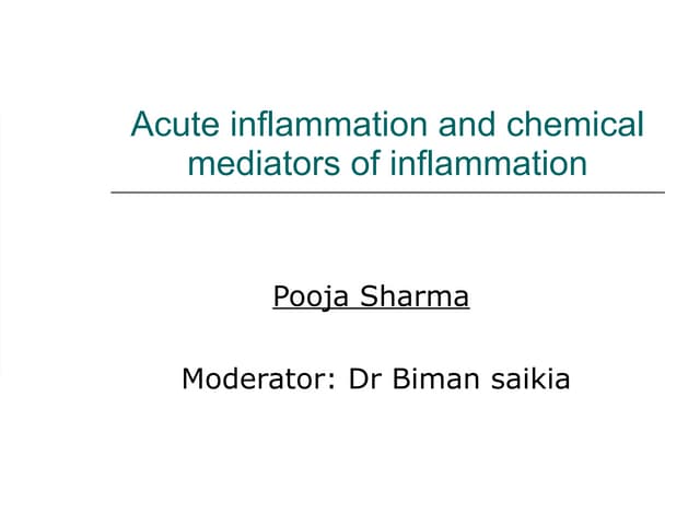 11 cellular & vascular events in acute inflammation | DOC