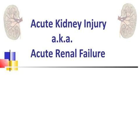 Acute kidney Injury | PPT