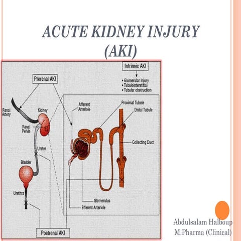 Acute kidney injury(AKI) | PDF