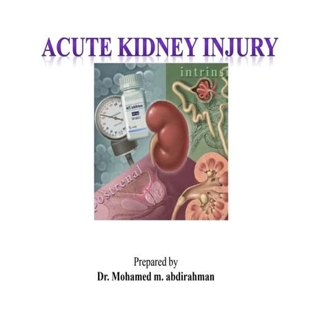 Acute kidney injury(AKI) | PDF