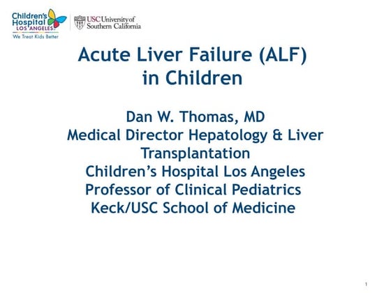 ACUTE LIVER FAILURE.pptx | Blood Disorders | Diseases and Conditions