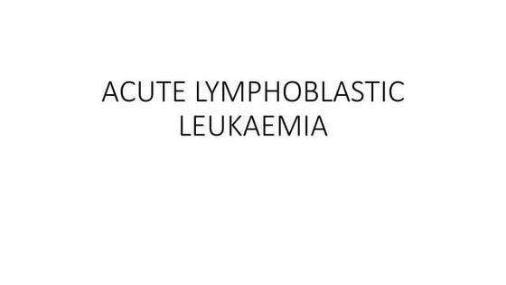 LU9.pdf Haematology Lymphoproliferative disorders | PPT