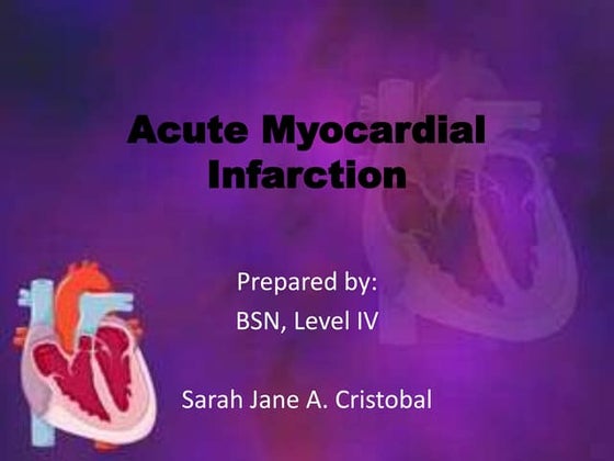Myocardial infarction short notes | PDF