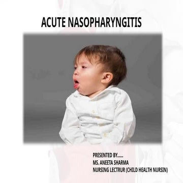 Nasopharyngitis | PPTX