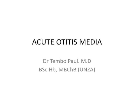 Otitis media | PPT