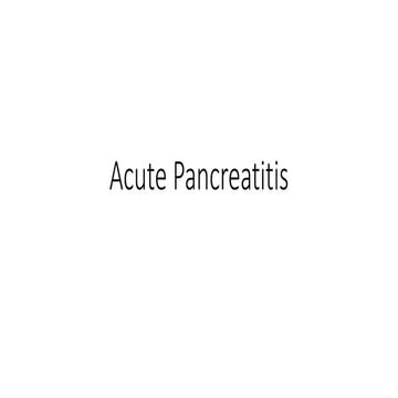 Acute pancreatitis anatomy pathogenesis and management | PPTX ...