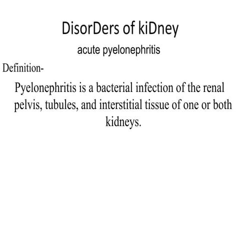 Acute Pyelonephritis Pyelonephritis: Nursing: Video & Causes | Osmosis