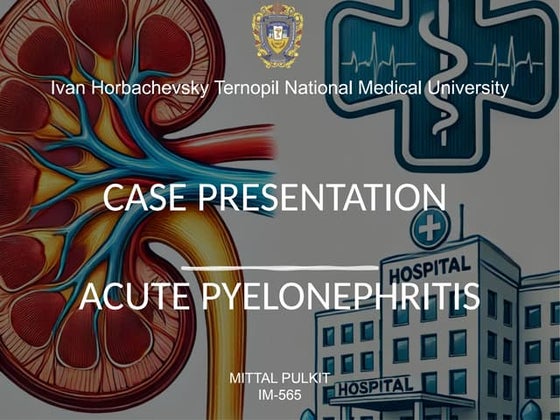 Acute pyelonephritis | PPTX