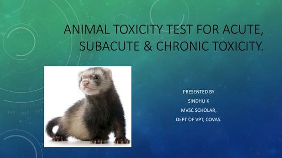 Types of toxicity | PPTX