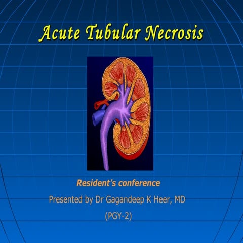 Acute tubular necrosis | PPT