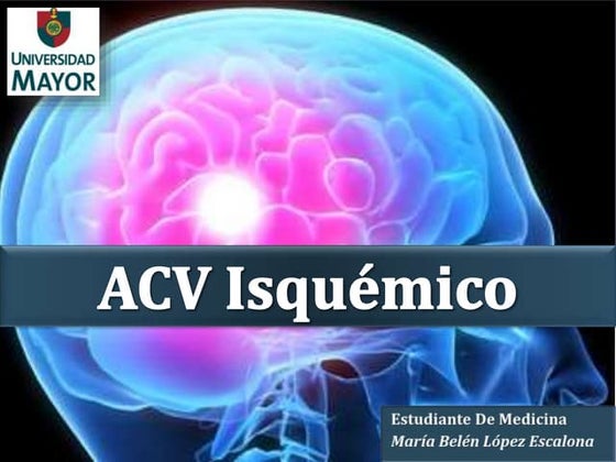 accidente cerebrovascular isquemico - presentacion | PPT