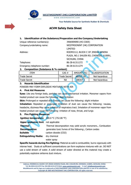 Chlorinated polyethylene data sheet | PDF