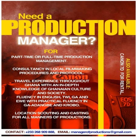 Good Production Manager | PDF