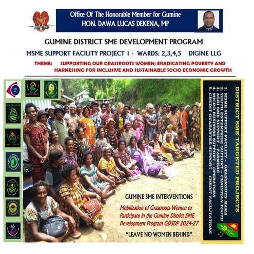 Leave No Women Behind . MSME Support facility project | PDF