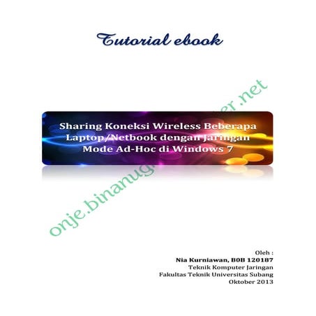 Ad hoc win7 landscape | PDF