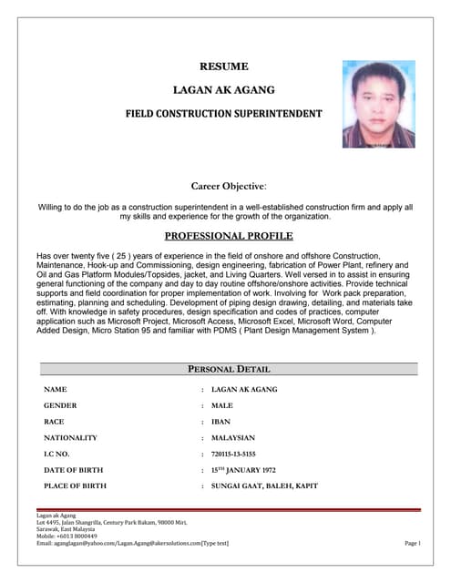 CV-RESUME-Kevin Eka Putra-2015 | PDF | Civil Engineering Industry | Industries