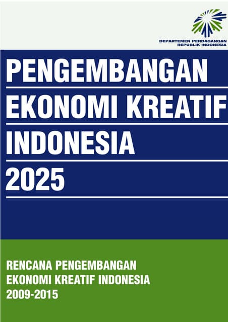 Pelatihan Ekonomi Kreatif | PPT