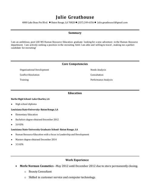 Resume 2016 | DOCX