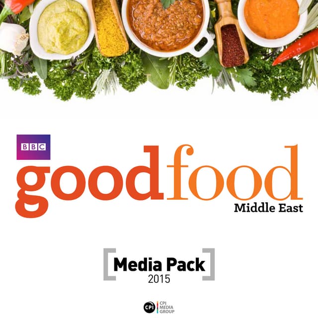 BBC Good Food Mediapack 2015 | PDF