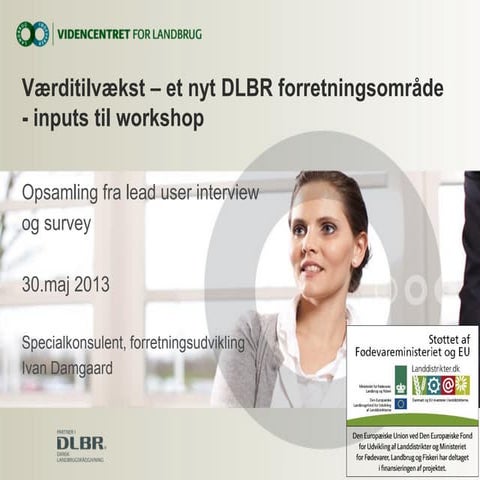 Afsætningsøkonomi vækststrategi (billeder - arla) | PPTX
